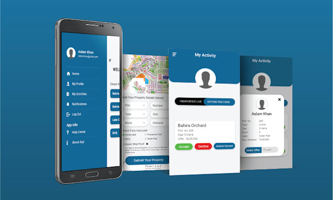 Do Mobile App Ui Ux Design Website Ui Ux Design By Saqlain Fiverr