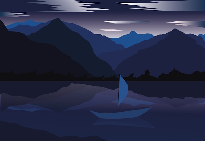 how to draw landscape in illustrator