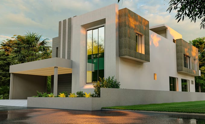 Design 3d model and best realistic 3d exterior rendering by Umarraja4648 | Fiverr