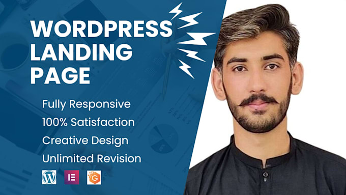 Design a modern and responsive wordpress landing page by Mohsinniazi1 | Fiverr