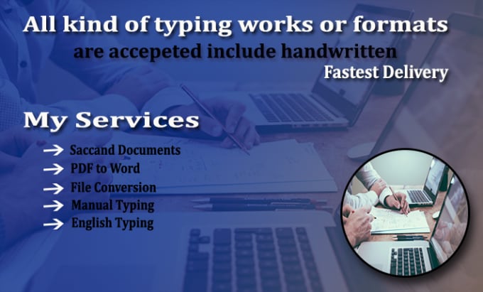 Do fast typing jobs english and documents typing by Shafqatmirani | Fiverr Do fast typing jobs english and documents typing by Shafqatmirani | Fiverr