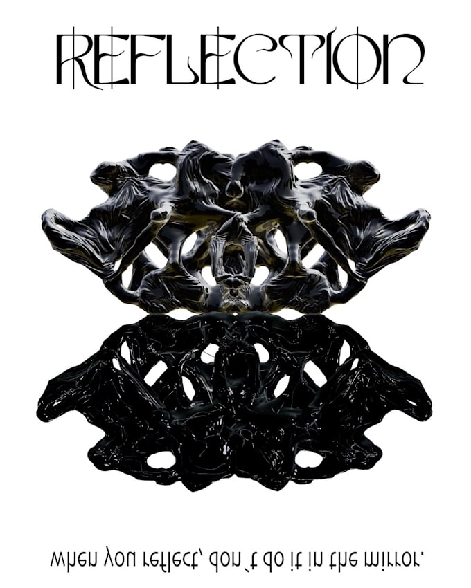 Create 3d chrome type posters, animated too by Melike_sena | Fiverr