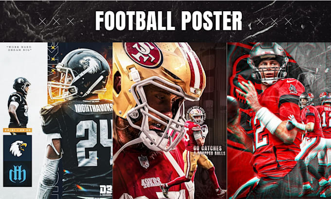 Design flyers for football nfl, rugby by Badrbrighach | Fiverr