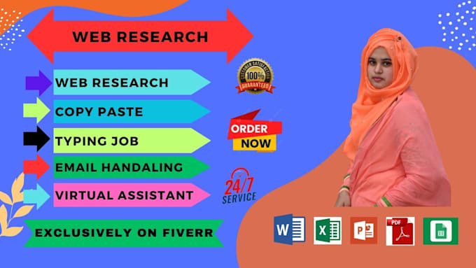 Do web research virtual assistant and data collection by Moslamatunnesa ...