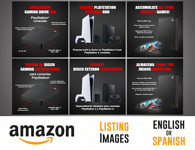 Design amazon product listing images for your product by Starlyndlc ...