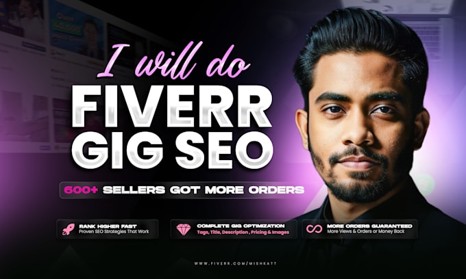 Optimize your fiverr gig seo, description, image and ranking by Mishkatt | Fiverr