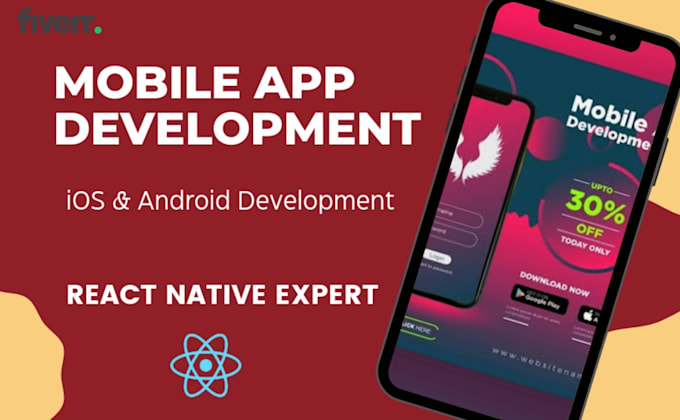 Develop Cross Platform Mobile App Using React Native By Fahadchaudary33