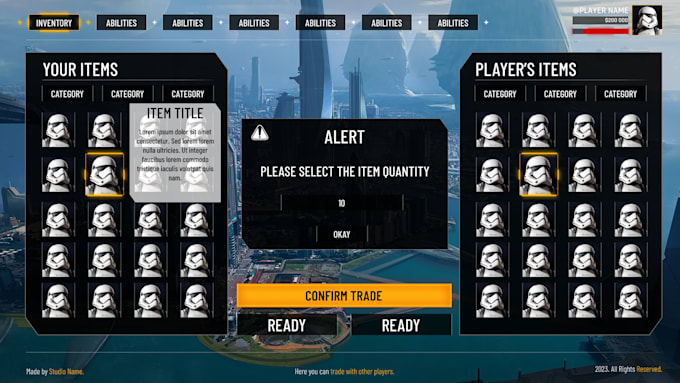 Make professional game ui for unreal editor for fortnite uefn by Solysluminis | Fiverr