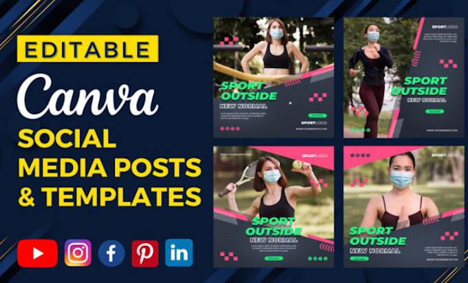Canva social media design in 24hours by Mentorthink | Fiverr