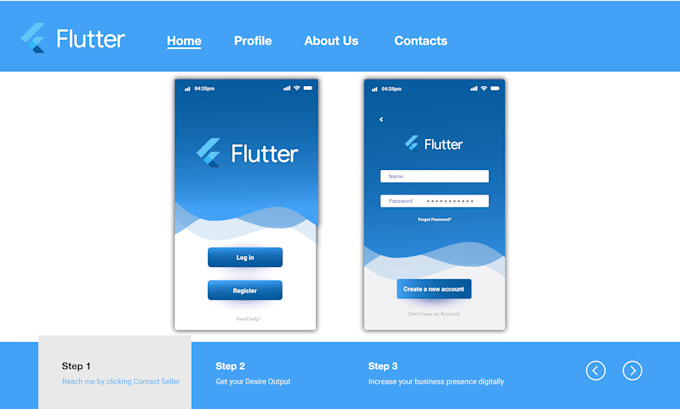 Develop cross platform mobile application using flutter by Raxzy1 | Fiverr