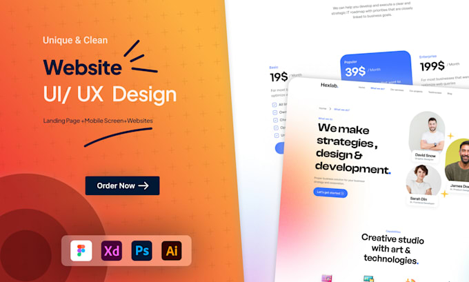 Build pro and responsive ui ux website design by Sultan_website | Fiverr