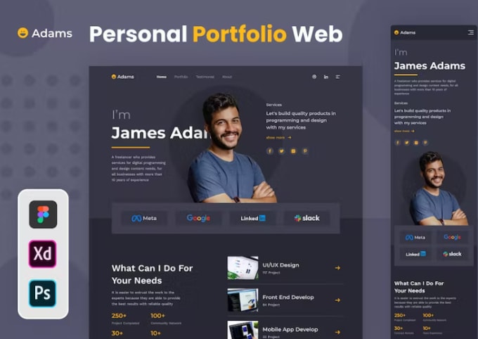 Build your react portfolio by Momotan699 | Fiverr