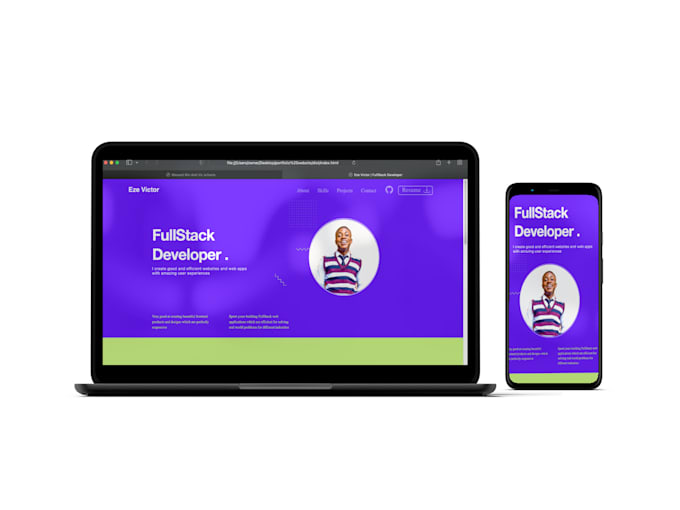 Create fully responsive custom portfolio website by Victoreze714 | Fiverr Create fully responsive custom portfolio website by Victoreze714 | Fiverr