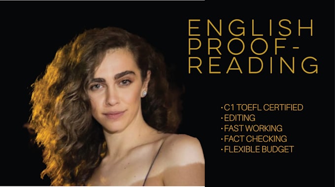 Proofread your english text by Nitzacz | Fiverr