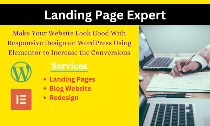 Create a modern responsive wordpress landing page design by Wordpress ...