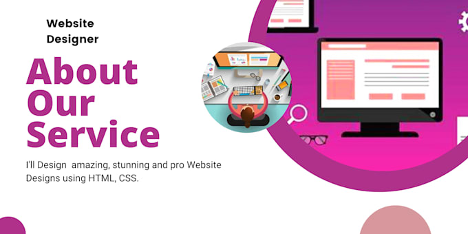 Design a responsive html and css website for you by Imranakanwal397 ...