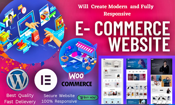 Build impressive ecommerce website and wordpress website development by ...
