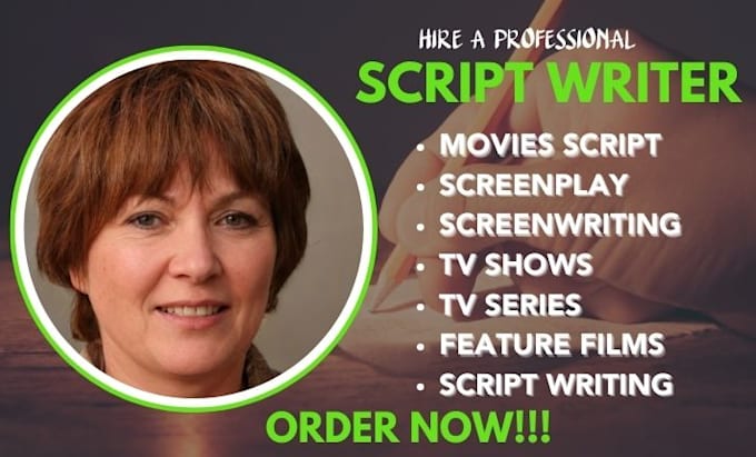 Write your movie script, script writing, film script, screenplay ...