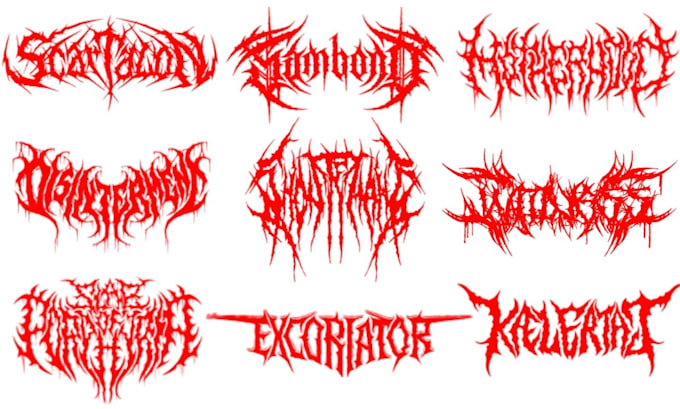 Deathcore Font Death Metal Fonts | Heavy Metal Fonts For Bands
