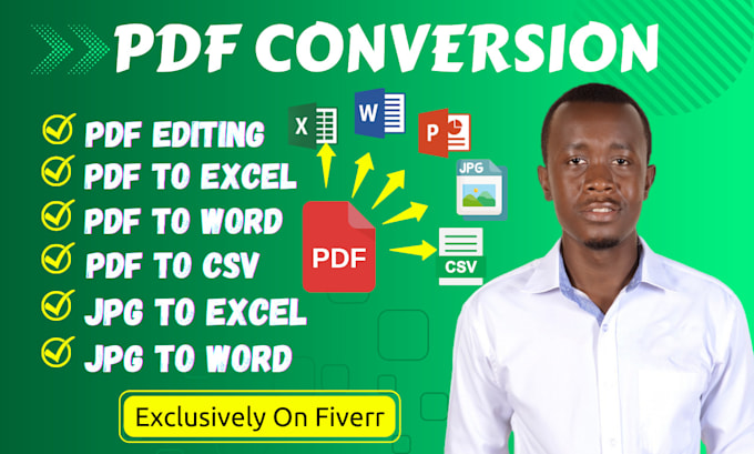 Convert pdf to excel, convert pdf to word, image to word, scanned pages to word by Davidlester ...