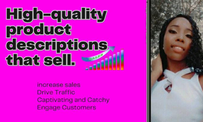 Write high quality and catchy product descriptions that sell by ...