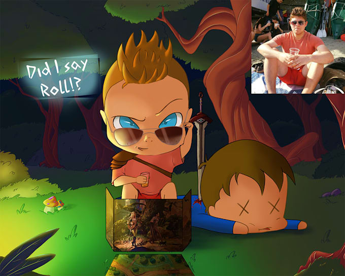 Design a chibi character based on you by Drikadragon | Fiverr