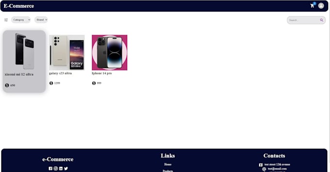 Create a fully featured ecommerce webapp by Vergil452 | Fiverr