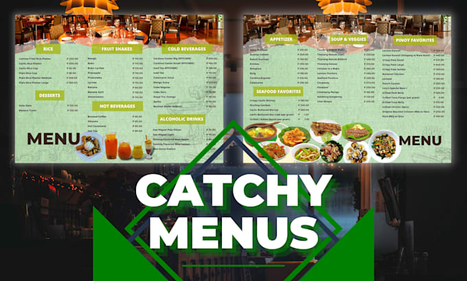 Make a catchy menus by Jayvincent17 | Fiverr