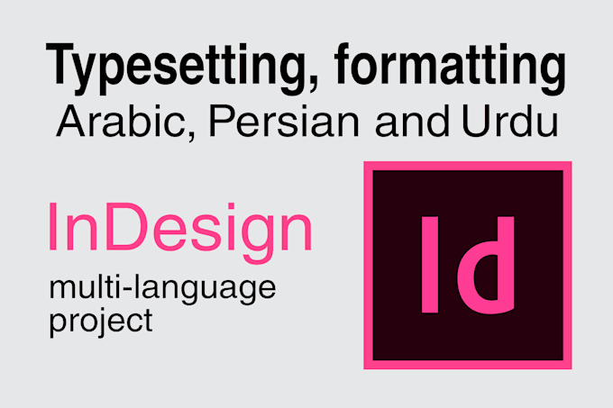 Do urdu, arabic and persian indesign typesetting, formatting by Arif ...