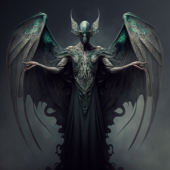 Make a fantasy horror character and horror art for you by Penouqoutsa ...