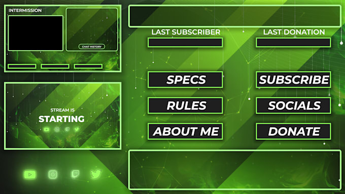 Create a 2d overlay for your stream by Makimuzic | Fiverr