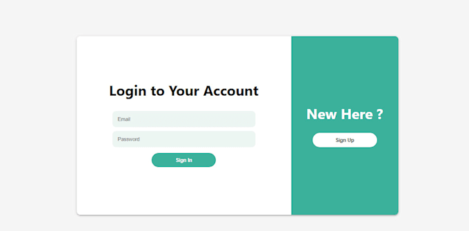 Develop a responsive and attractive login and signup pages by Shashwat ...