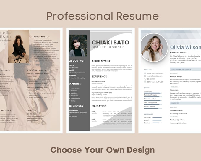 Write an impressive resume by Shannin_28 | Fiverr