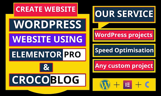Do crocoblock dynamic wordpress website using elementor pro by ...