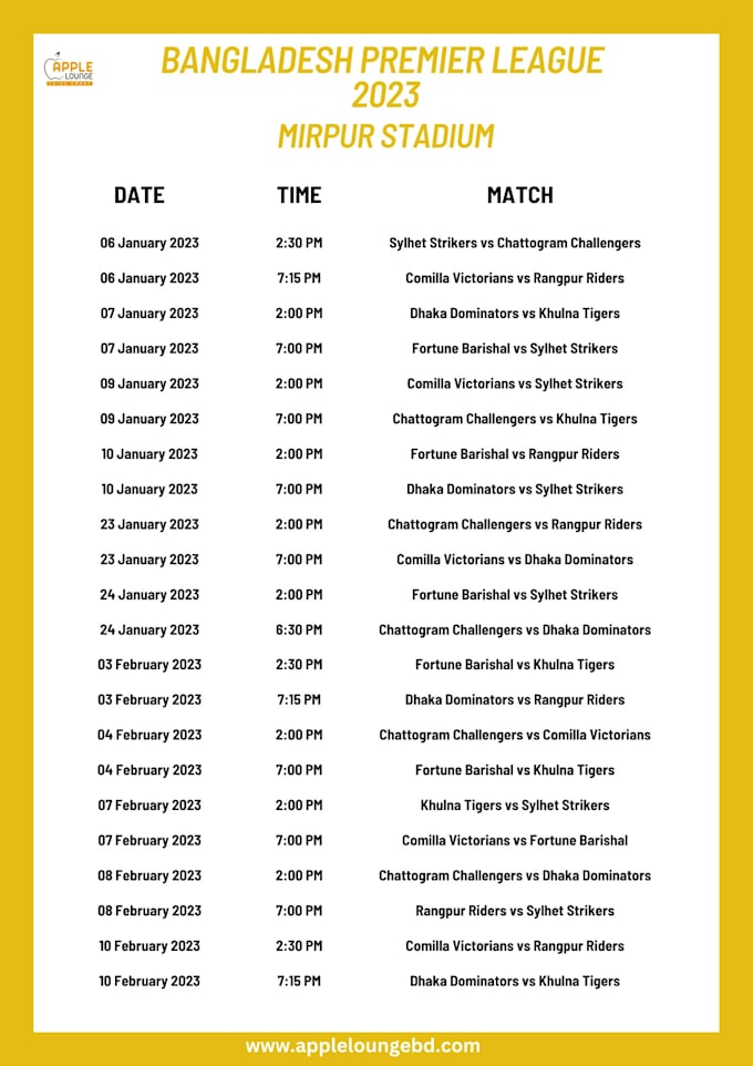 Create scheduled poster for your event or business by Musfiq200 | Fiverr