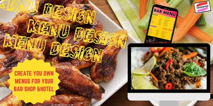 Eyecatching editable menu design by Imandilsara126 | Fiverr