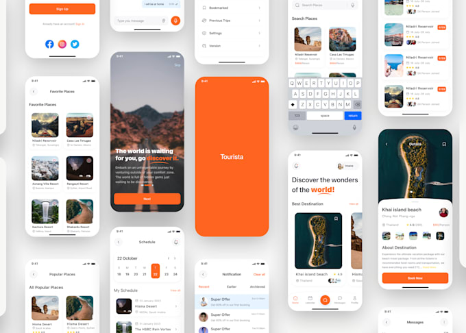 Interactive mobile app ui ux design or website ui ux by Imanefehis | Fiverr