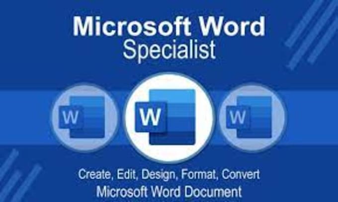 Professionally create and format your microsoft word document by ...