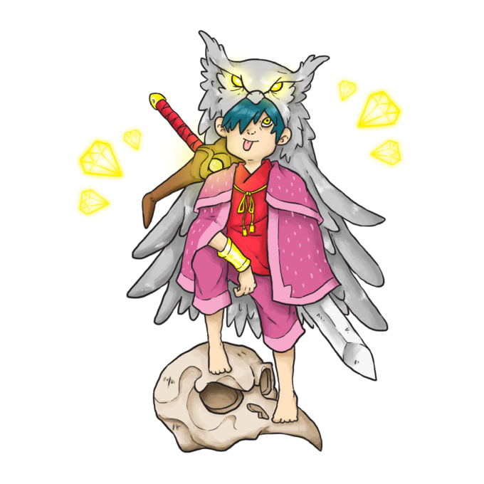 Draw cute character illustration by Yahyatsabit | Fiverr Draw cute character illustration by Yahyatsabit | Fiverr