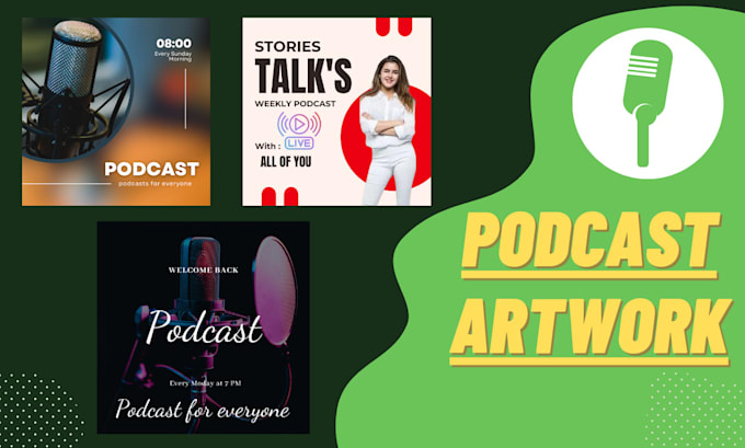 Do podcast cover art, podcast art work, cover design and podcast logo ...