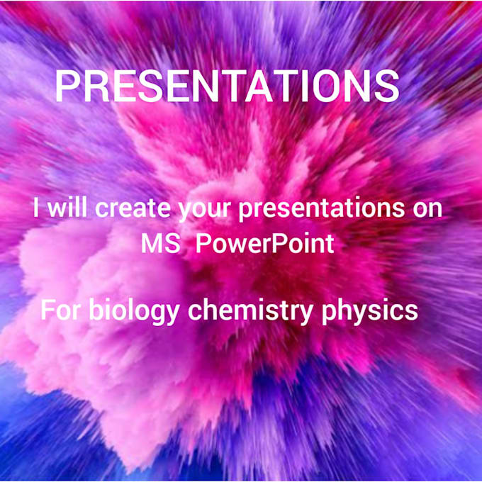 Create powerpoint presentations for all subjects by Tanisha009 | Fiverr