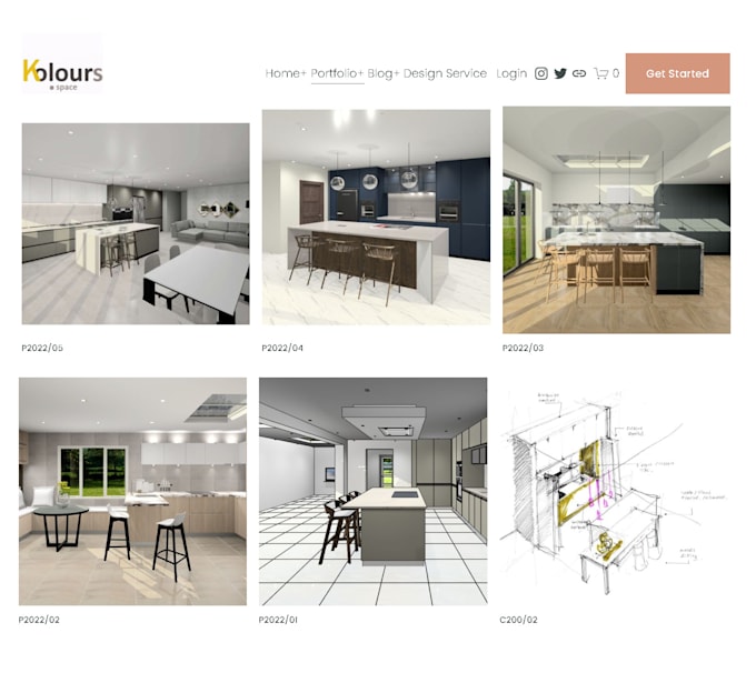 Design your unique kitchen 2d 3d by Carlabento507 | Fiverr