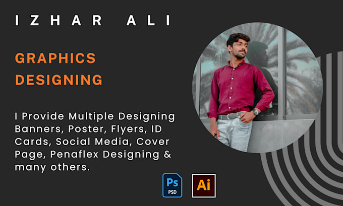 Meet your graphic design needs by Izharali304 | Fiverr