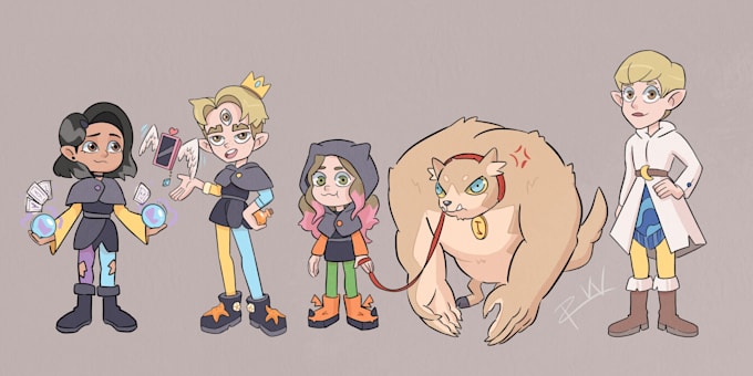 Draw your toh character ll the owl house ll by Raywhybee | Fiverr