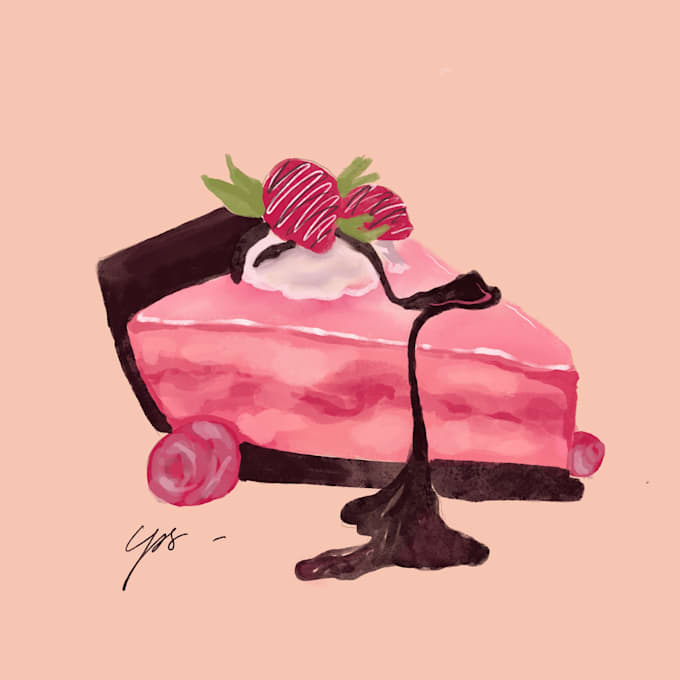 Paint a digital virtual cake by Carrotcps | Fiverr