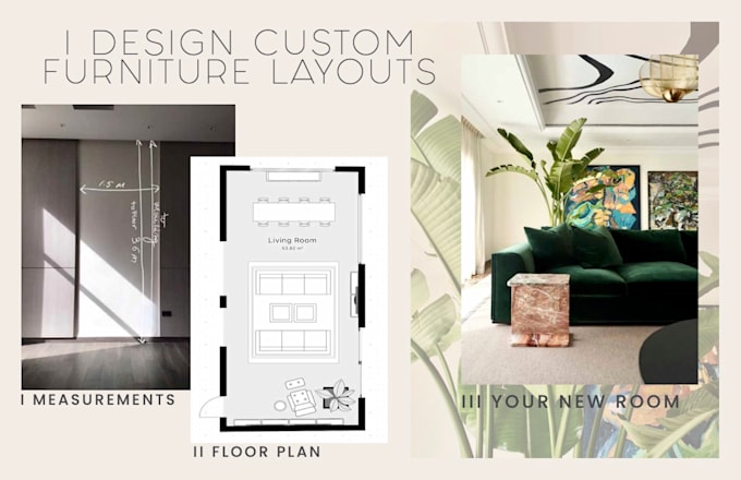 Design your room layout using your own furniture by Tonisnyder | Fiverr