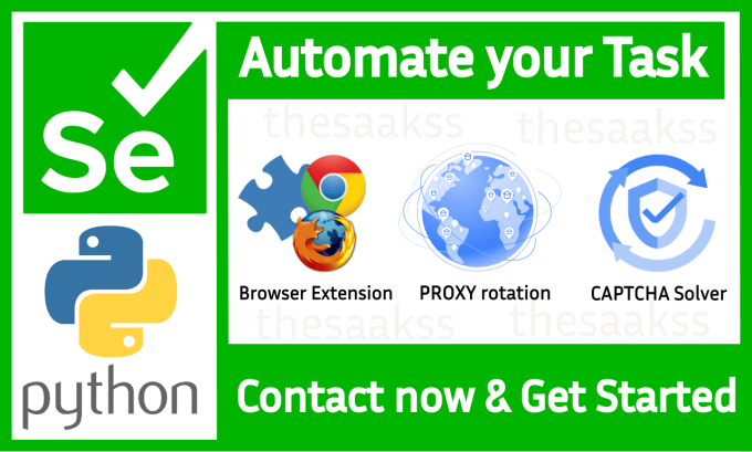 Create a automation bot by Thesaakss | Fiverr