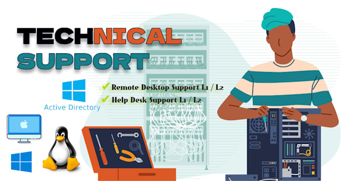 Provide windows and mac tech support expert troubleshooting by Graphic ...