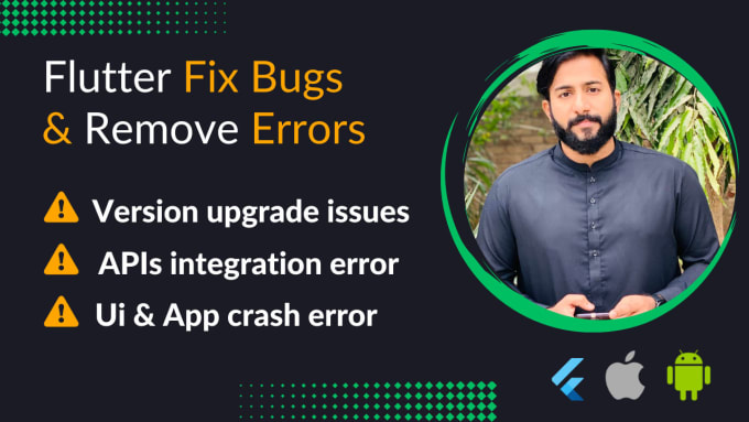 Fix bugs and remove errors in flutter app by Wakas_dev | Fiverr Fix bugs and remove errors in flutter app by Wakas_dev | Fiverr