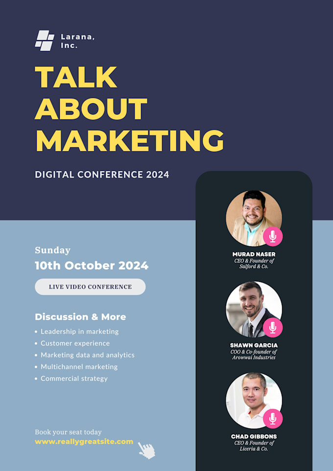 Design a professional poster by Yibo23 | Fiverr